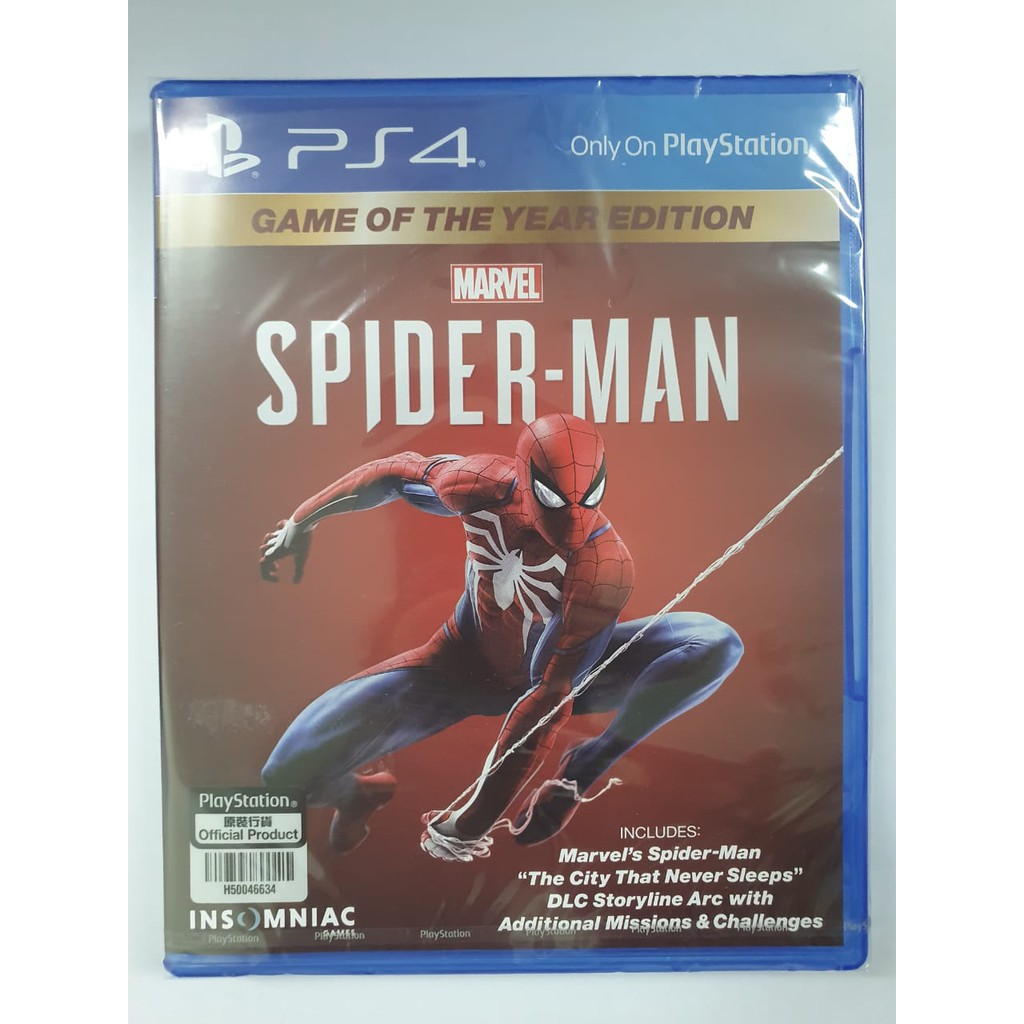 แผ่นเกม Marvel Spiderman Bd PS4 รุ่น Reg 3 | Shopee Thailand