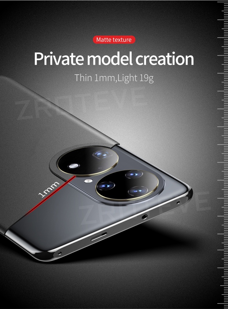 เคสโทรศัพท์มือถือ PC แข็ง ผิวด้าน บางมาก กันกระแทก สําหรับ Huawei P60 Art P50 P40 Pro Plus P30 ...