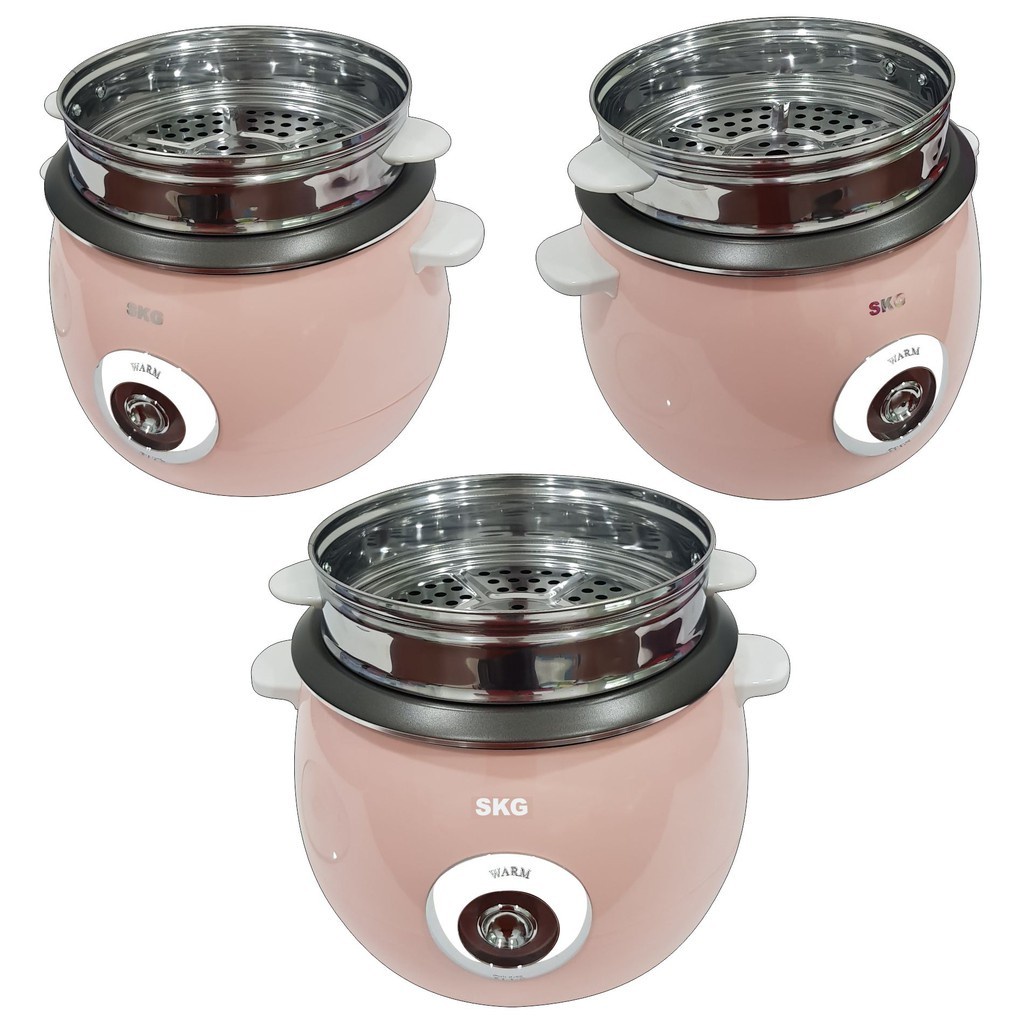 หม้อข้าวไฟฟ้า SKG หม้อหุงข้าว 2.8 ลิตร 1000W รุ่น SK-281 ซึ้งนึ่งสแตนเลส หม้อหุงข้าวอุ่นทิพย์ ...