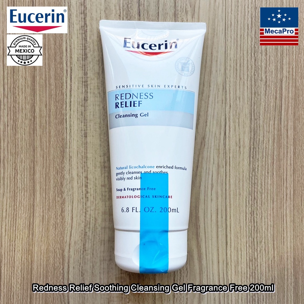 Eucerin® Redness Relief Cleansing Gel Fragrance Free 200 ml ยูเซอริน ...