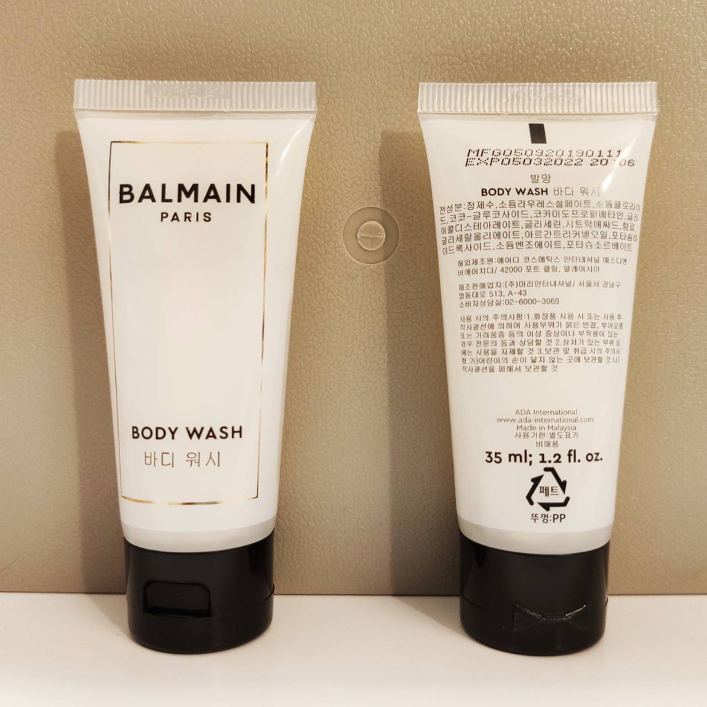 BALMAIN PARIS LUXURY AMENITIES - 35ml(1.2 oz) / 30g. (Shampoo ...