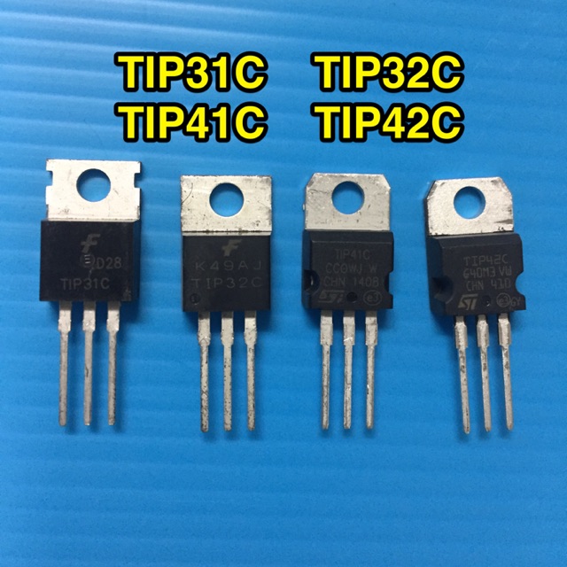 ทรานซิสเตอร์ Tip31c Tip32c Tip41c Tip42c Tr Transistor St Tip31 Tip32 Tip41 Tip42 Shopee Thailand