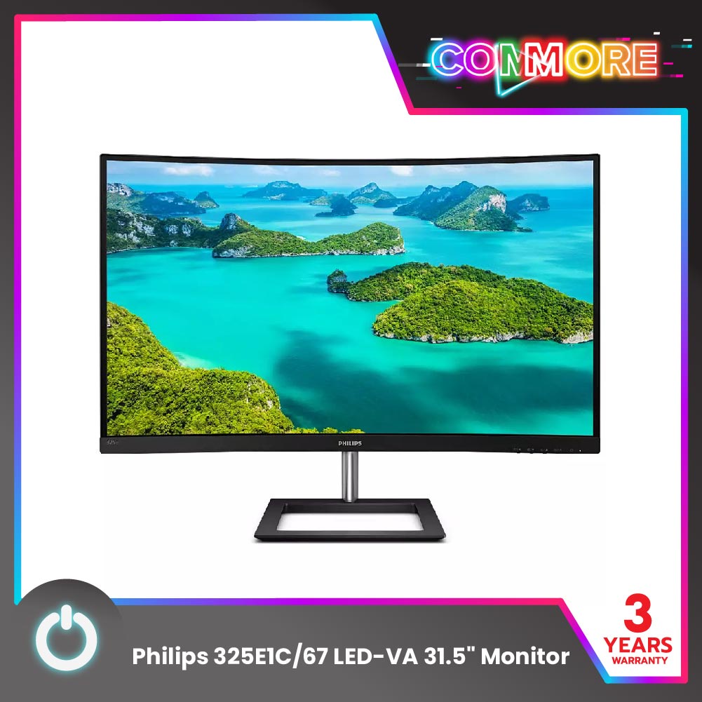 Philips 325E1C/67 LED-VA 31.5" 4ms Monitor (จอคอมพิวเตอร์) ความละเอียด ...