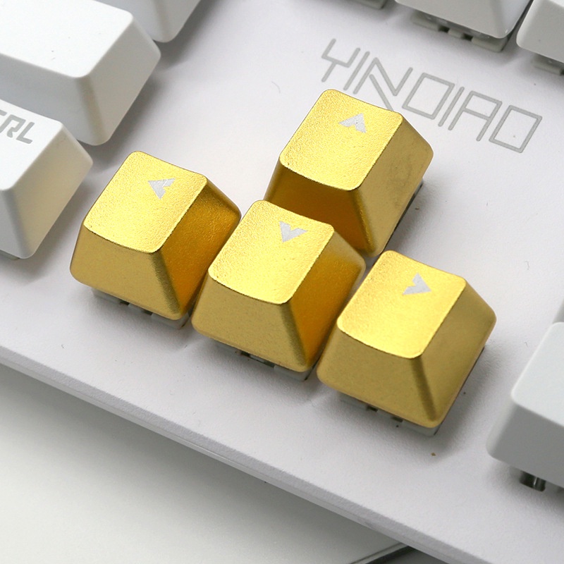 Aluminum Alloy-Arrow-WASD-ESC Keycap Artisan Metal Custom Keycaps for ...