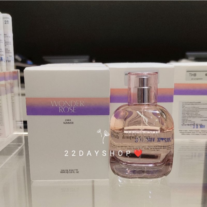 น้ำหอมZara Wonder Rose summer 90ml แท้ | Shopee Thailand