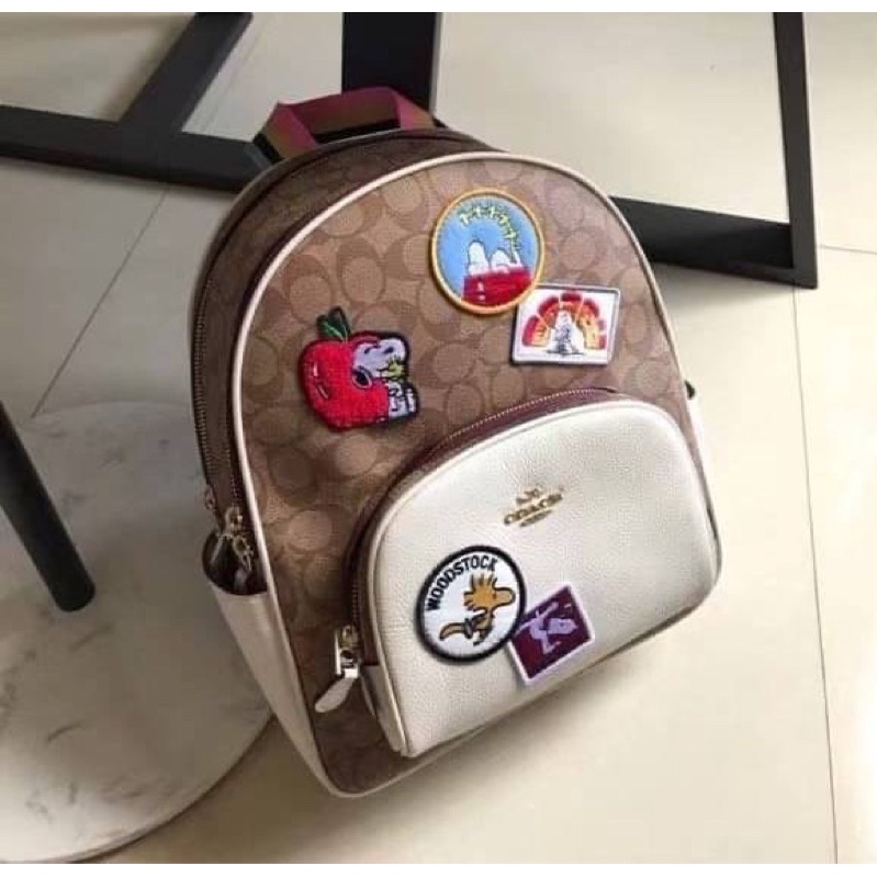 Coach X Peanuts Court Backpack | Shopee Thailand