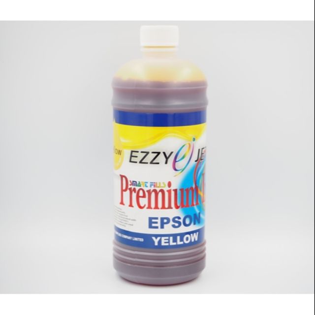 Ezzy-jet Epson Inkjet Premium Ink หมึกเติมอิงค์เจ็ท เอปสัน ขนาด 1,000 ml. ( Yellow - สีเหลือง ...