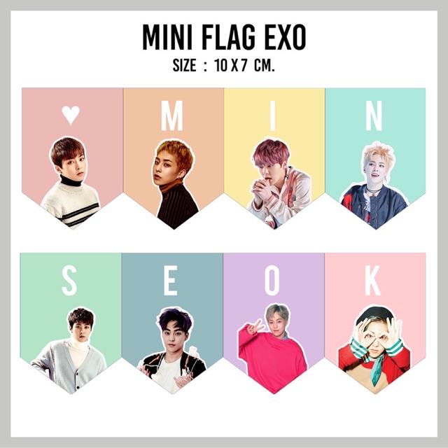 ธงจิ๋ว EXO [mini flag EXO] | Shopee Thailand