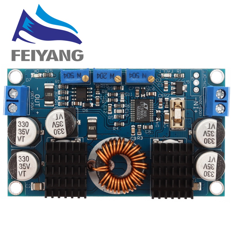 Ltc3780eg LTC3780 DC-DC 5-32V เป็น 1V-30V 10A โมดูลพาวเวอร์ซัพพลายสเต็ป ...