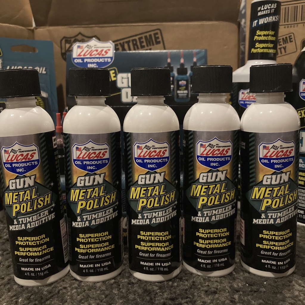 [Lucas Oil] Metal Polish 4oz ครีมขัดเงาโลหะ สำหรับขัดทำความสะอาดหน้าโม่ ...