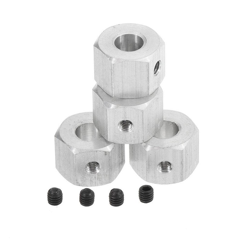 5mm to 12mm Metal Combiner Wheel Hub Hex Adapter for WPL D12 B14 B16 B24 B36 C14 C24 MN D90 D91 ...