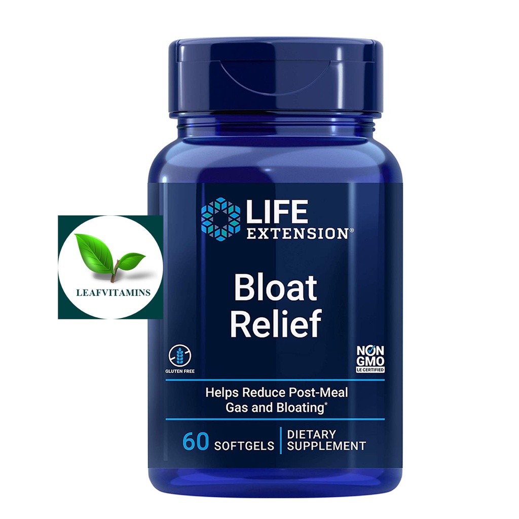 Life Extension Bloat Relief / 60 Softgels | Shopee Thailand
