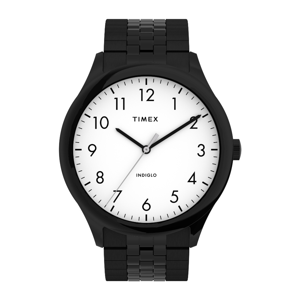 Timex TW2U39800 Modern Easy Reader นาฬิกาข้อมือผู้ชาย สายสแตนเลส ...