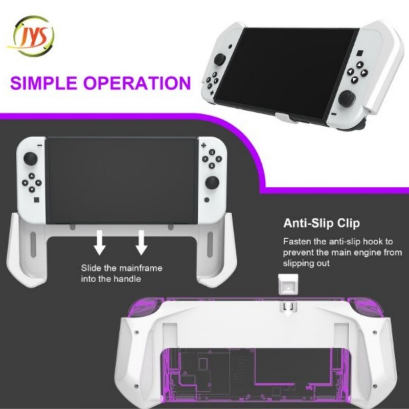 เคส Nintendo Switch Oled ยี่ห้อ JYS แท้ 🇹🇭พร้อมส่งในไทย🇹🇭 รุ่น Air Grip Case เสียบ Dock ได้จริง ...
