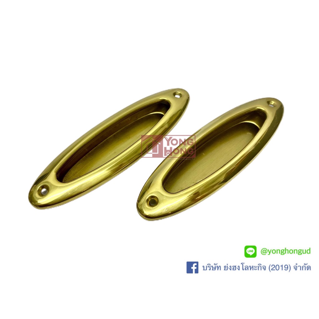 มือจับฝัง ประตู ลิ้นชัก # CDL-127-PB สีทองเงา (ราคาต่อ 1 ตัว) | Shopee ...