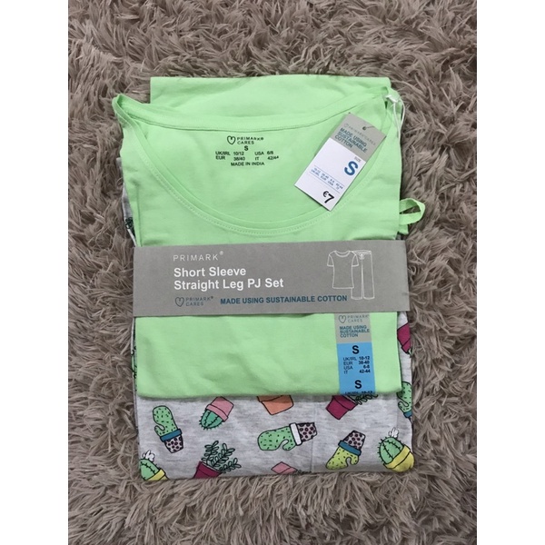 Primark PJ Set (แขนสั้น) | Shopee Thailand