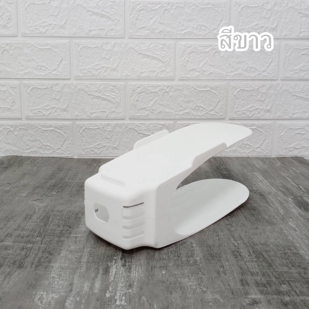 อุปกรณ์เก็บรองเท้าประหยัดพื้นที่ Shoe Receptacle แบบวางซ้อน 1 คู่ ...