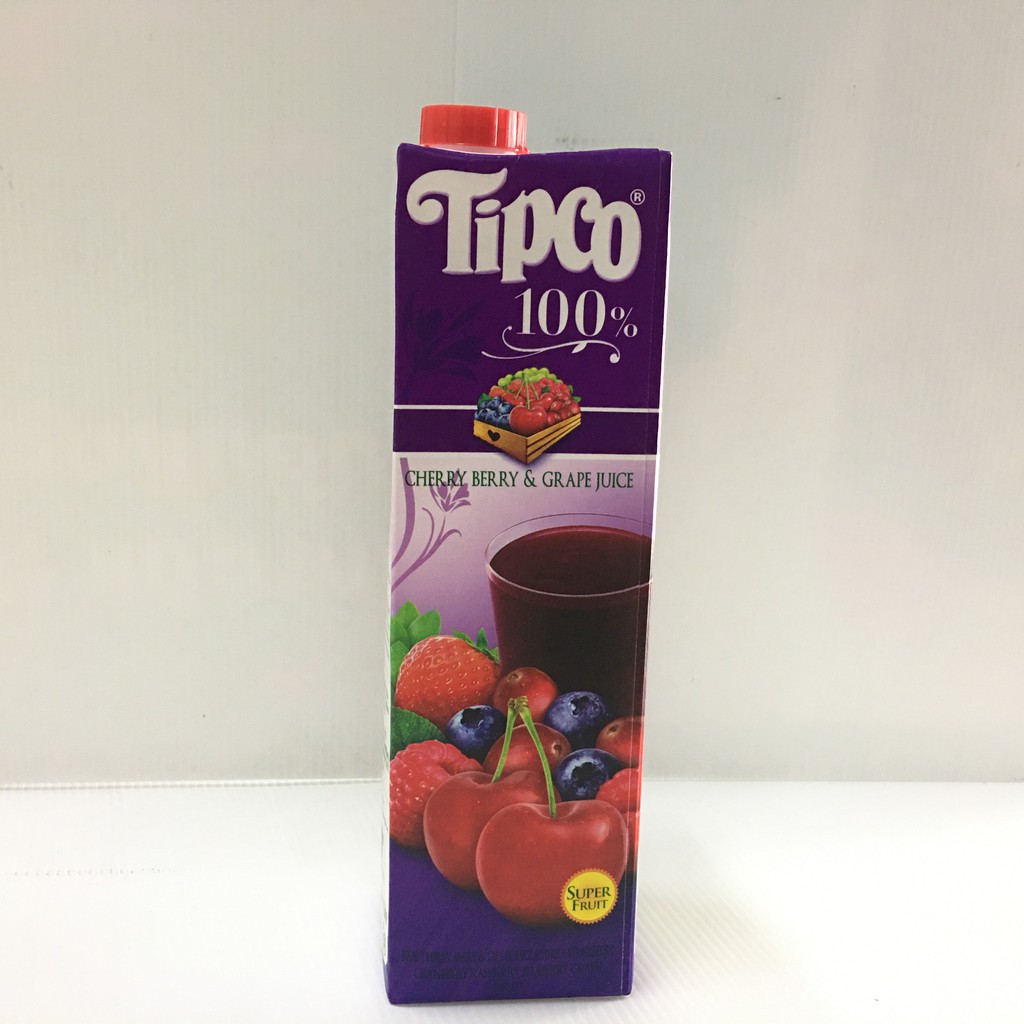 Tipco 100% น้ำผลไม้จากผลไม้เข้มข้น ตรา ทิปโก้ 1 ลิตร (มี 13 รสชาติ) | Shopee Thailand