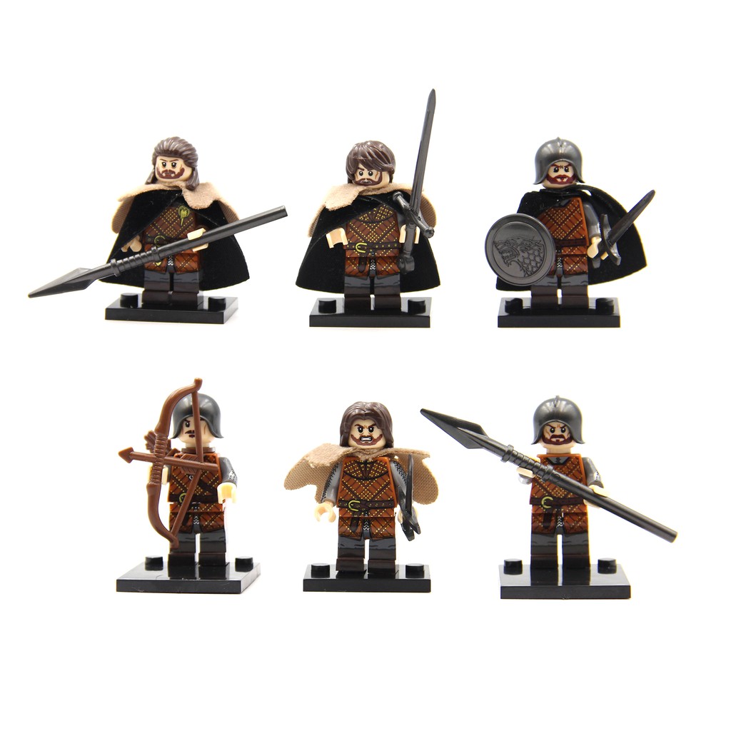ฟิกเกอร์ game of throne ชุดกองทัพ Stark สำหรับ LEGO | Shopee Thailand