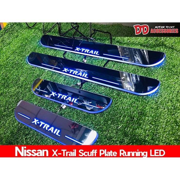 ชายบันได กันรอย กันรอยชายล่าง ชายบันไดมีไฟ Xtail Nissan x trail 2012 ...