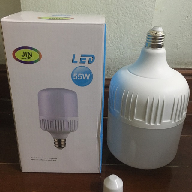 หลอดไฟJIN LED 55W เเสงสีขาว ประหยัดไฟ | Shopee Thailand