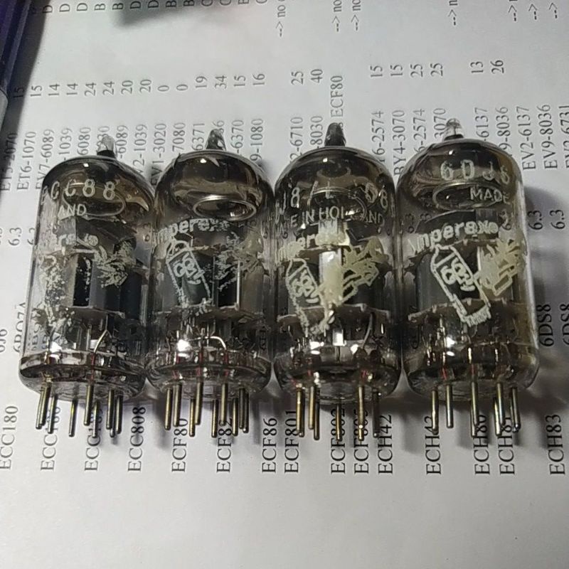6DJ8/ECC88 GE SYLVANIA ราคา/หลอด | Shopee Thailand