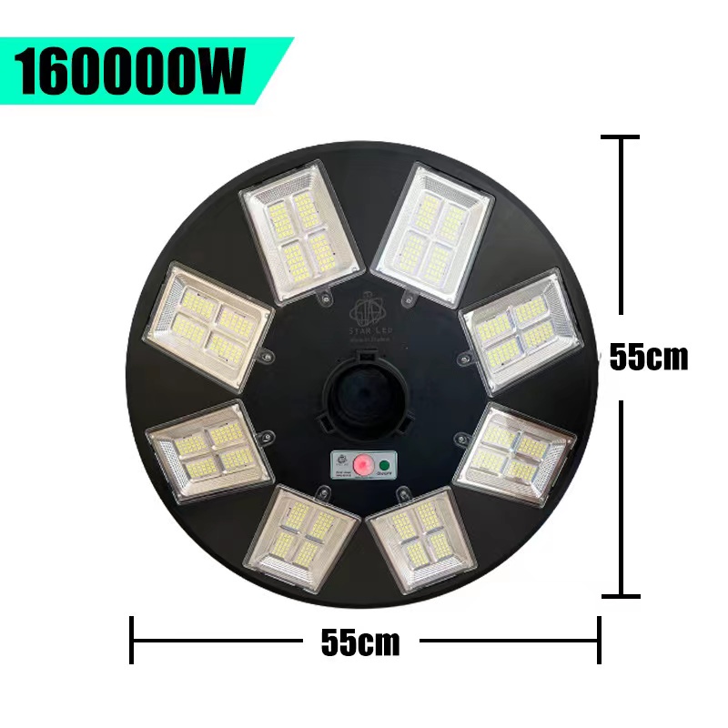 ของแท้ โปรแรง** UFO1000w-40000w ใหญ่สุด 55cmSolar Cell โคมไฟถนนโซล่าเซลล์ UFO Square Light ไฟถนน ...