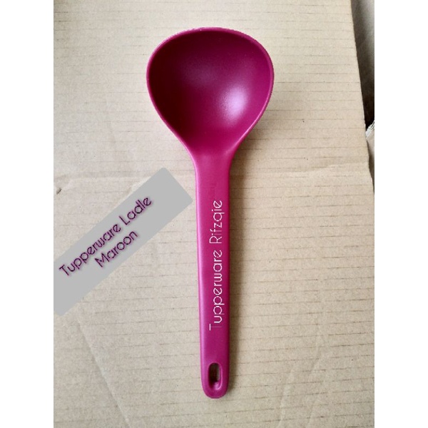 Tupperware Soup Ladle Maroon Color 1 ชิ้น | Shopee Thailand
