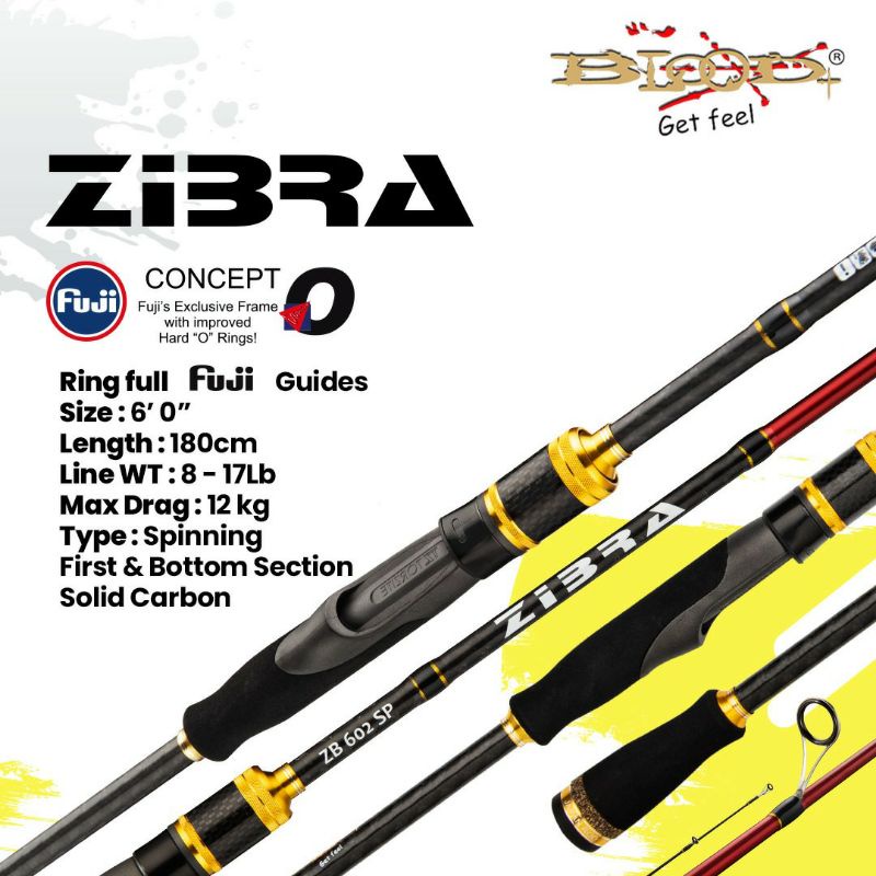 Joran Sb2 Blood zibra full fuji | Shopee Thailand