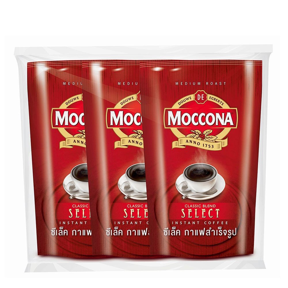 (แพ็ค 3) Moccona Select Classic Blend Instant Coffee มอคโคน่า ซีเล็ค ...