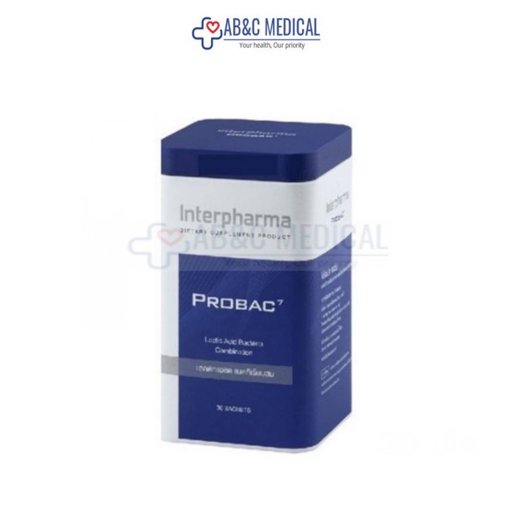 Probac 7 ผลิตภัณฑ์อาหาร โปรแบคเซเว่น แลคติกแอซิด 1 กล่อง 30 sachets ...