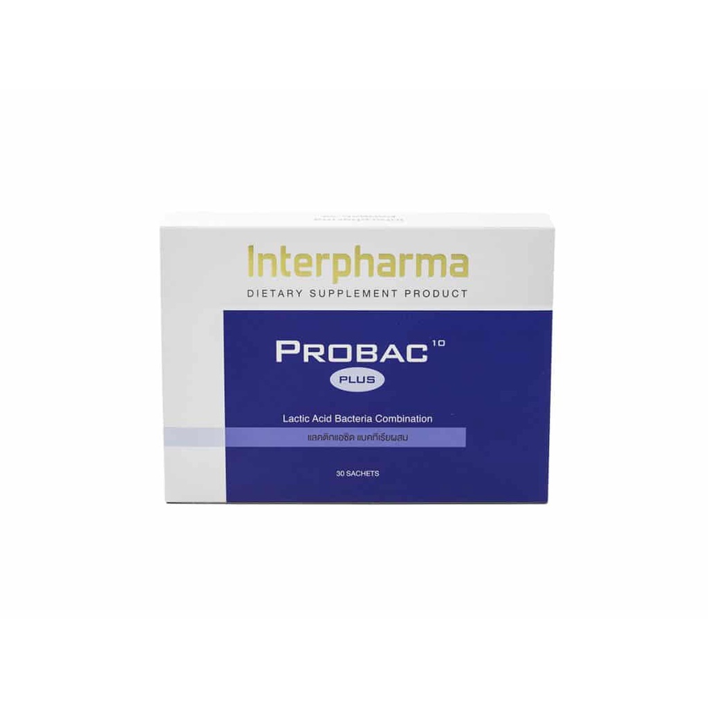 Interpharma Probac 10 Plus Lactic Acid Bacteria Combination แลคติกแอซิด ...