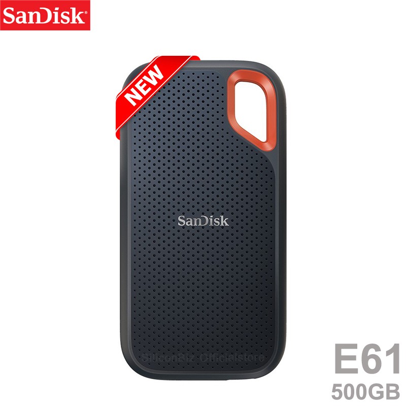 SanDisk Extreme® Portable SSD V2 500GB อ่านสูงสุด 1,050mb/s เขียนสูงสุด 1,000mb/s (SDSSDE61-500G ...