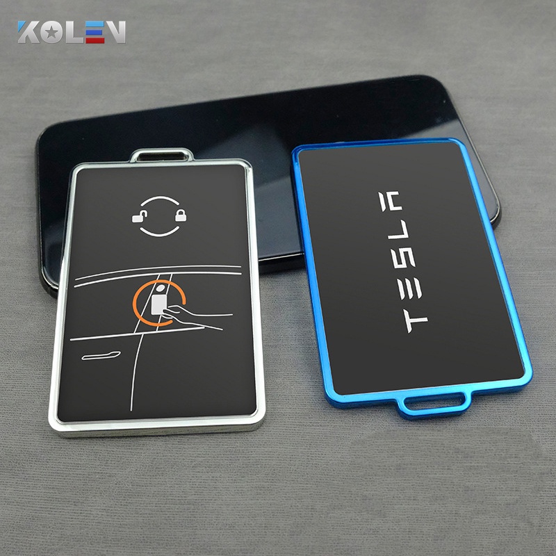 Tesla อุปกรณ์เสริมSoft TU Car Key Card Holder rotector Case Cover For ...