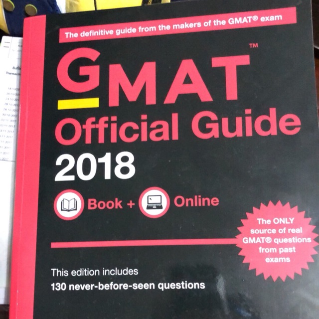 GMAT Official Guide 2018 (Official Guide for Gmat Review) | Shopee Thailand