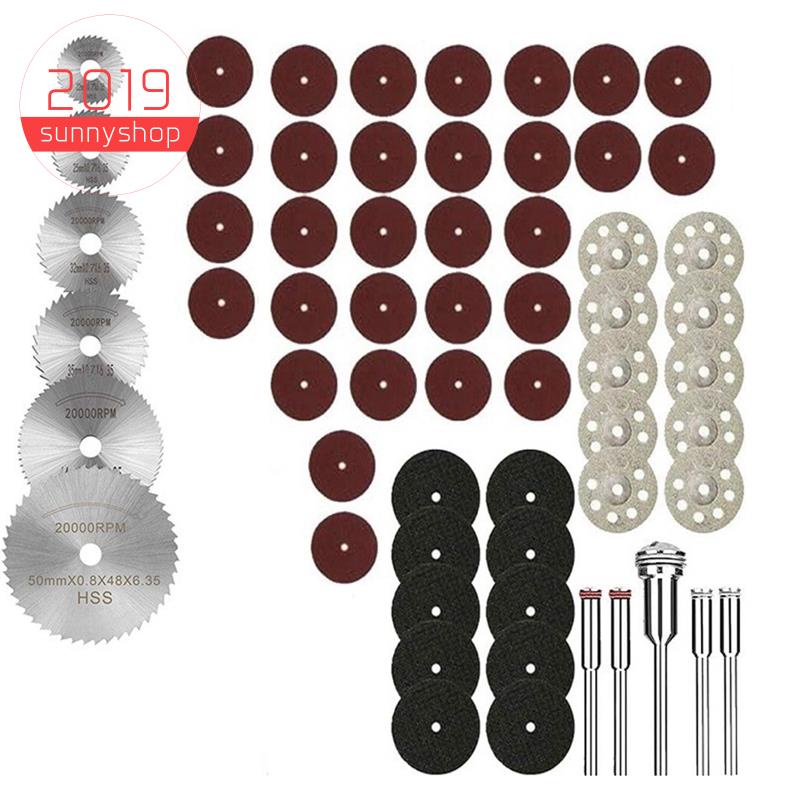 61Pcs Mini Circular Saw Blade Set Resin Cut-Off Wheels Disc Diamond ...
