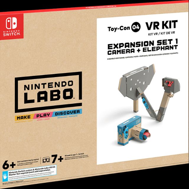 NINTENDO LABO Toy-Con 04 Expansion set 1 camera+Elephant (hk) | Shopee ...