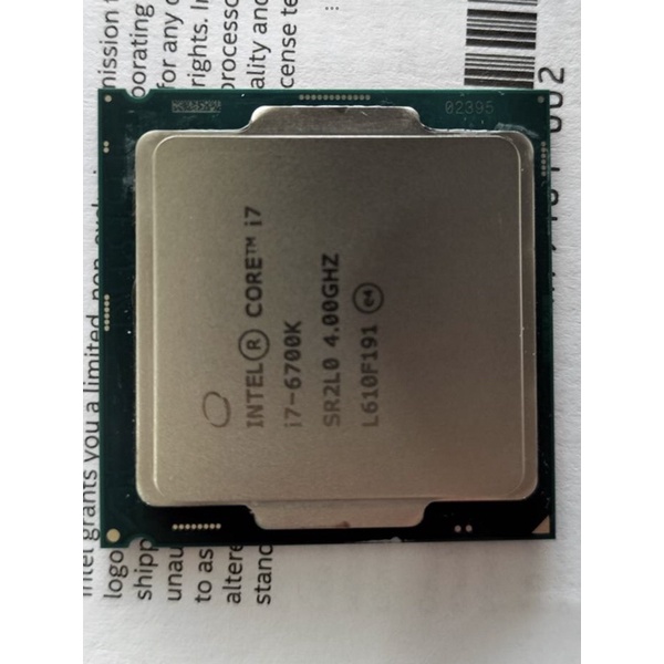 i7-6700 4core/8 thread ตัวแรงสุดเจน 6 มีกล่อง สภาพสวย ปกติทุกอย่าง ...