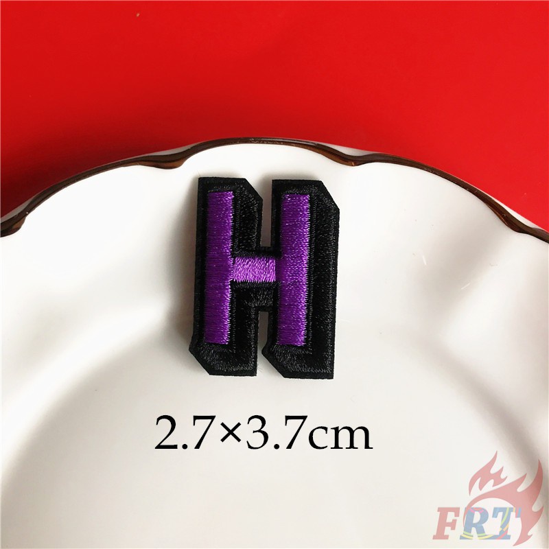 ☸ Colorful English Letters Iron-on Patch ☸ 1Pc Diy Iron on Sew on ...