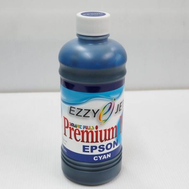Ezzy-jet Epson Inkjet Premium Ink หมึกเติมอิงค์เจ็ท เอปสัน ขนาด 500 ml. (Cyan - สีน้ำเงิน ...