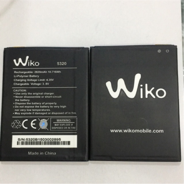 แบตเตอรี่ Wiko - Pulp Fab 4G/Ridge Fab 4G(5320/5260) | Shopee Thailand