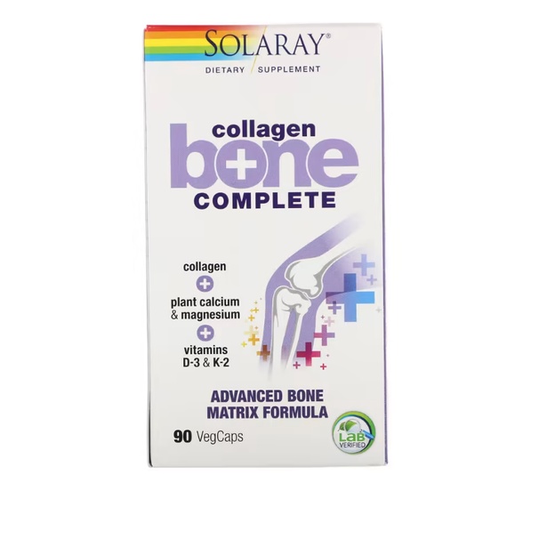 Solaray, Collagen Bone Complete Advanced Bone Matrix Formula 90 VegCaps | Shopee Thailand