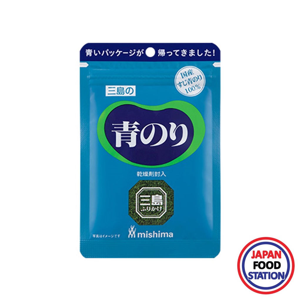 MISHIMA FOODS AONORI 3.2G (20484) สาหร่ายป่นสำหรับโรยหน้า JAPANESE RICE ...