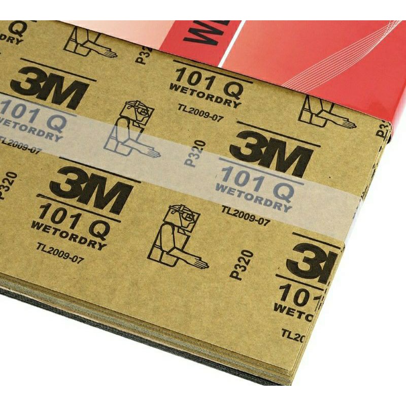 กระดาษทรายน้ำ3M#320ขนาด9"x11" | Shopee Thailand