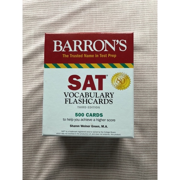 SAT Vocabulary Flashcards | Shopee Thailand