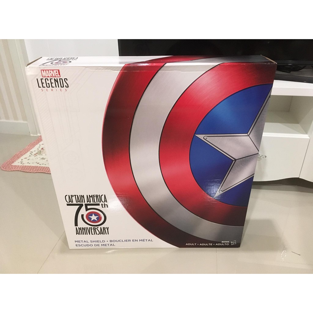 Captain America 75th Anniversary Metal Shield Marvel Legends 1/1 Scale ...