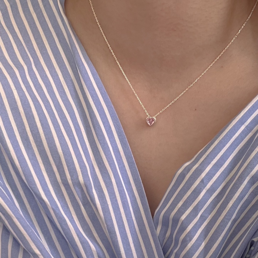 A.piece สร้อยเงินแท้ [all silver 925] Dearest Necklace(482-484 ...