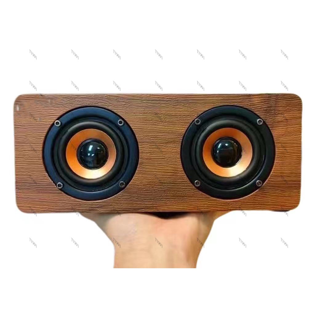ลำโพงบลูทูธ KTS-1612 ลำโพงไม้มาไหม่ 2ดอก เล็กกระทัดรัด เสียงดี รองรับ USB/TF 1200mAh | Shopee ...