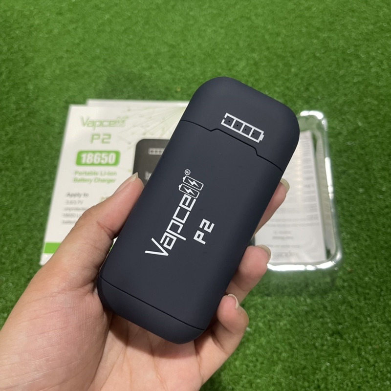 Vapcell P2 รางชาร์จ แท่นชาร์จ รางชาร์จถ่าน แบตสำรอง power bank พาวเวอร์ ...