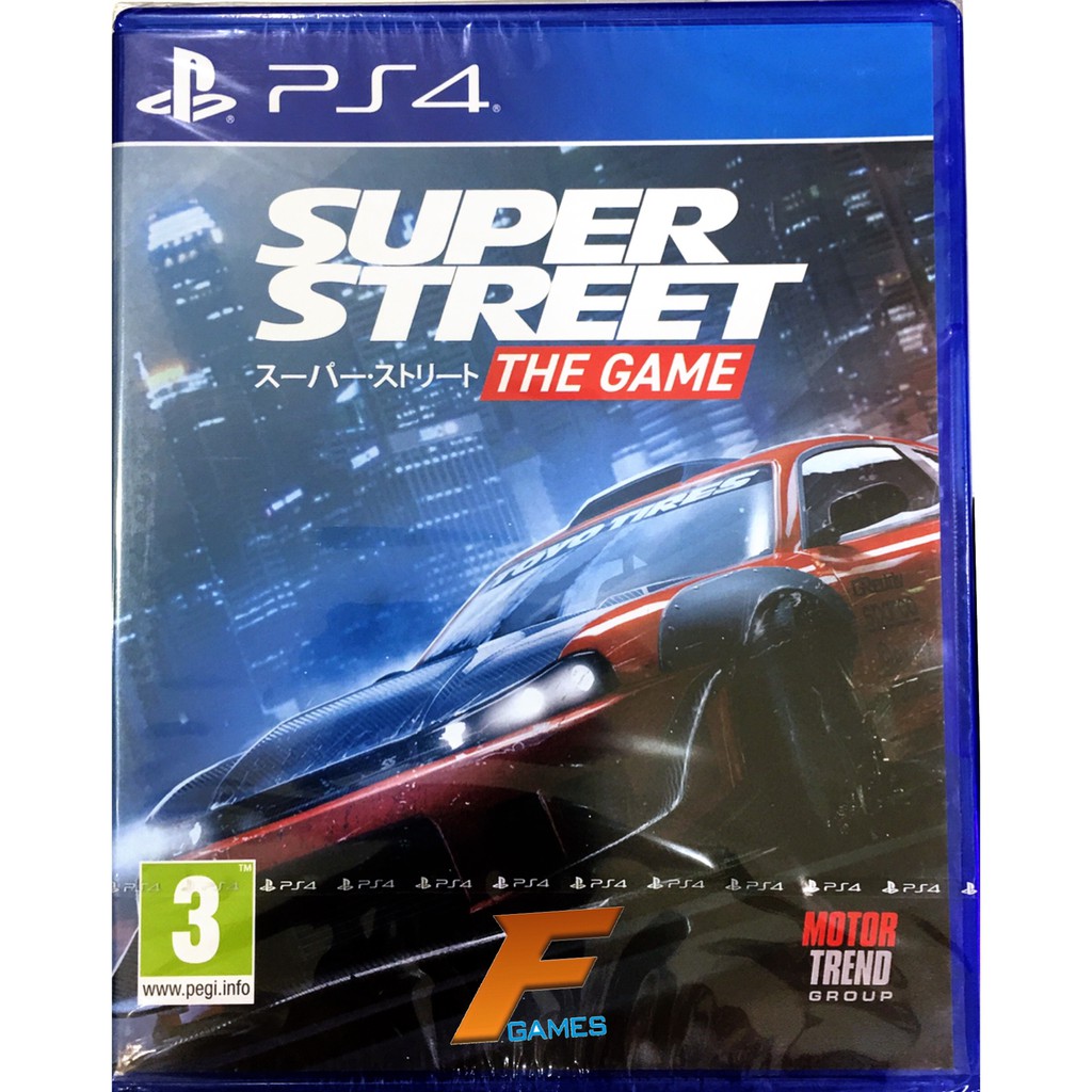 PS4 Super Street: The Game ( Zone2/EU )(English) แผ่นเกม ของแท้ มือ1 ...